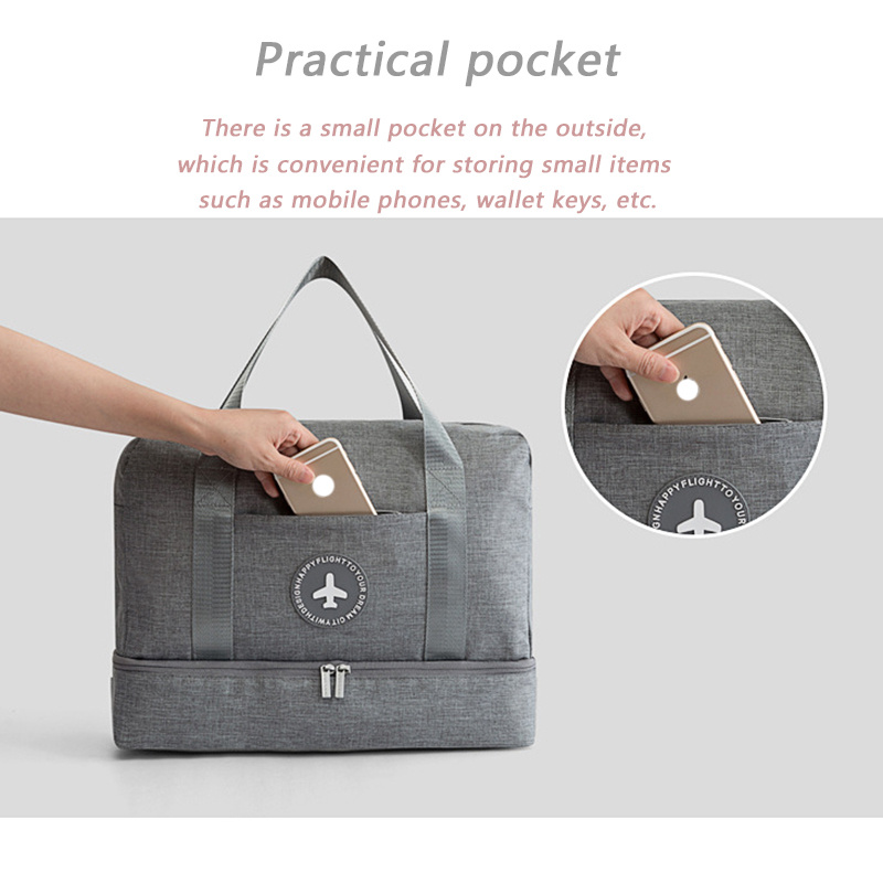 Dry Wet Separated Swim Bag Waterproof Beach Shoe Bag - Temu Netherlands