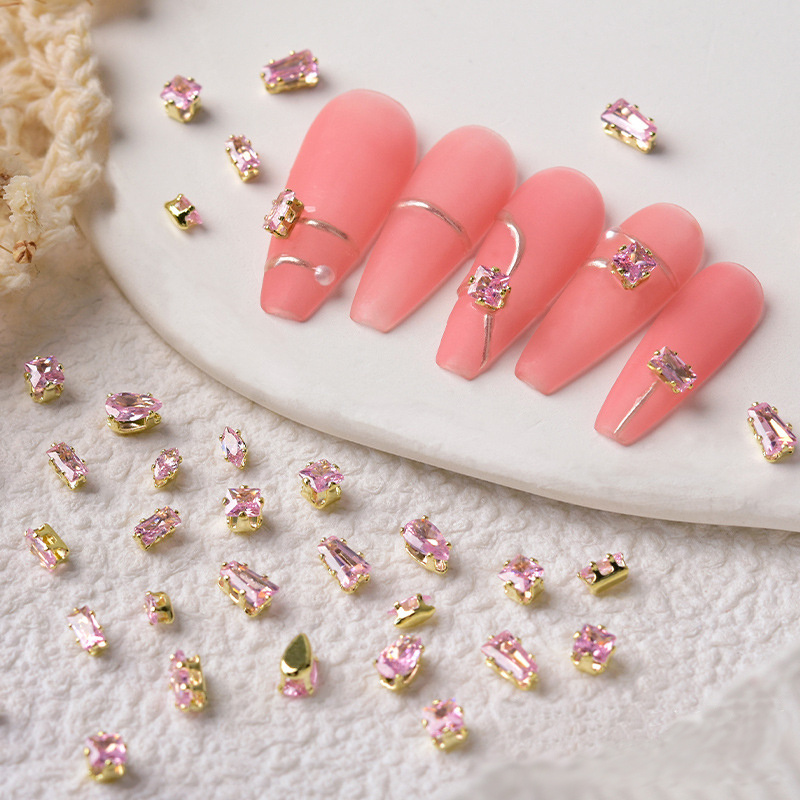 Pink Nail Claw Drill Drop Light Luxury - Temu Australia