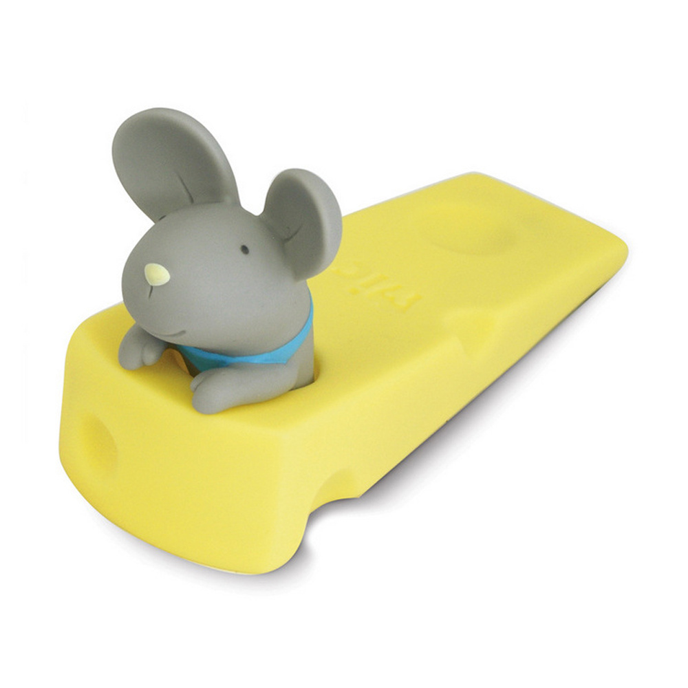 Cute Mouse Cheese Door Stopper, Cartoon Decorative Creative Animal ...
