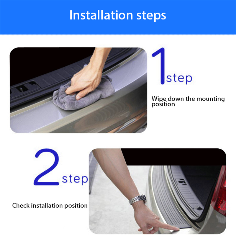 Universal Car Trunk Sill Plate Protector Rear Bumper - Temu Canada