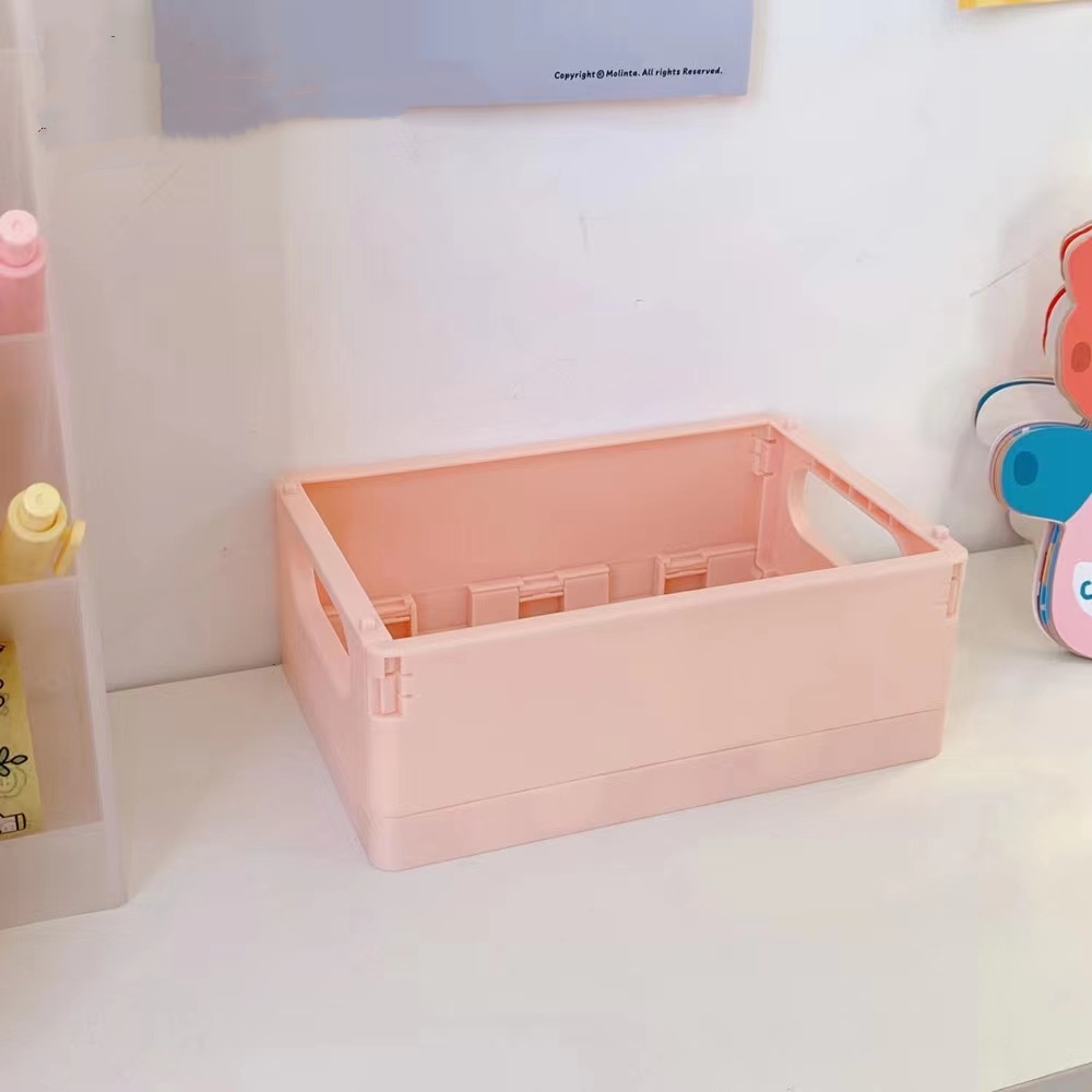 Storage Basket Maximize Desk Space Stylish Foldable - Temu