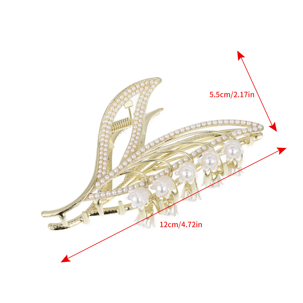 Rhinestone Hair Claw Clips Golden Hair Clips Women Non Slip - Temu ...