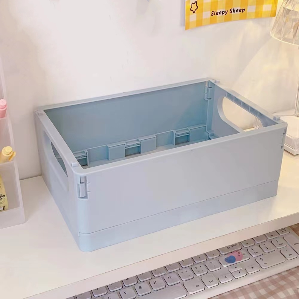 Storage Basket Maximize Desk Space Stylish Foldable - Temu