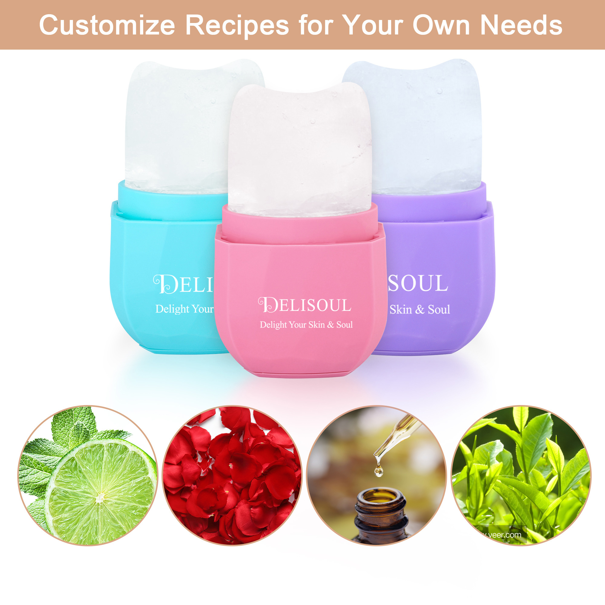 Ice Face Roller Ice Roller For Face Eyes Neck Facial Ice - Temu