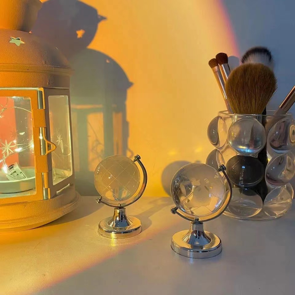 earth crystal ball glass sphere display - {region_name}