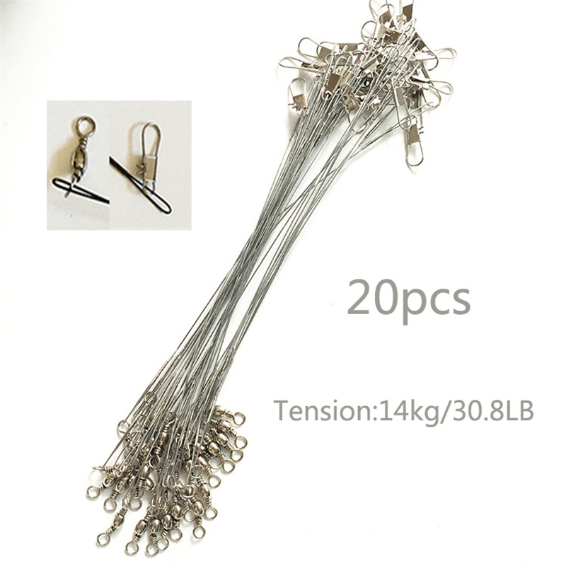 Steel Fishing Line Swivel Anti bite Wire Leader Maximum - Temu Philippines