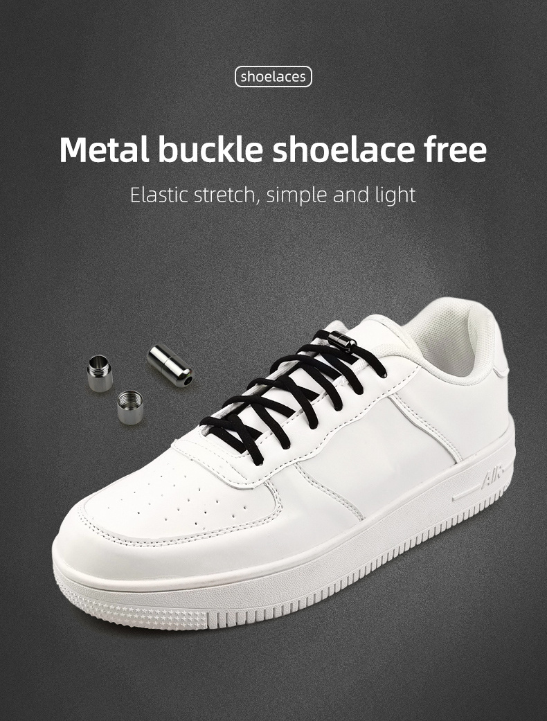 2022 New No Tie Shoe Laces Laces Sneakers Flat - Temu United
