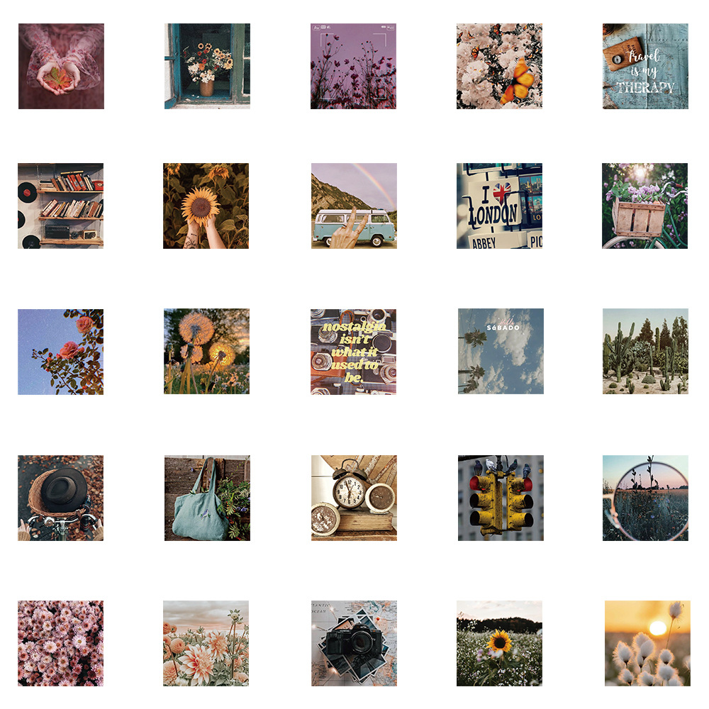 Landscape Aesthetic Stickers - Temu