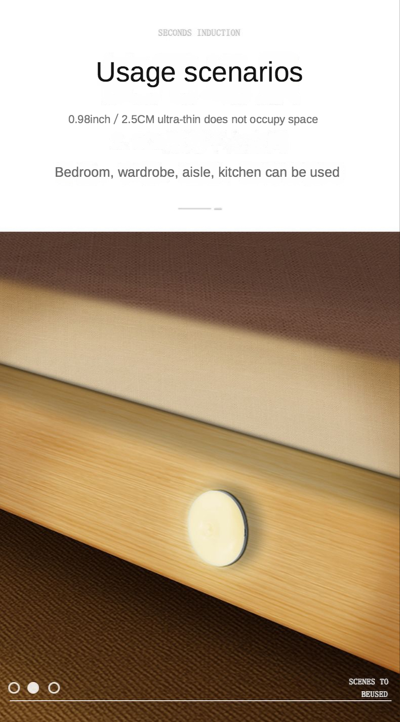 Human Induction Led Small Round Lamp Magnetic Absorption - Temu New Zealand