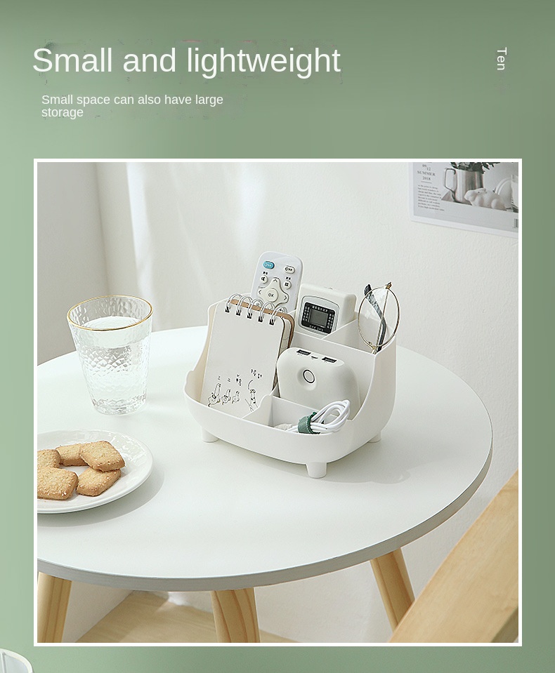 Creative 6 Gird Desktop Organizer Pen Holder Multifunctional - Temu