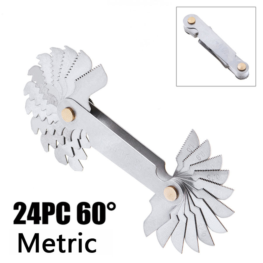 Us+metric+inch Thread Gauge Thread Gauge Rib Pattern Thread - Temu