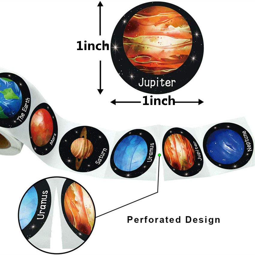 Cartoon Stickers, Space Planets Patterns - Temu