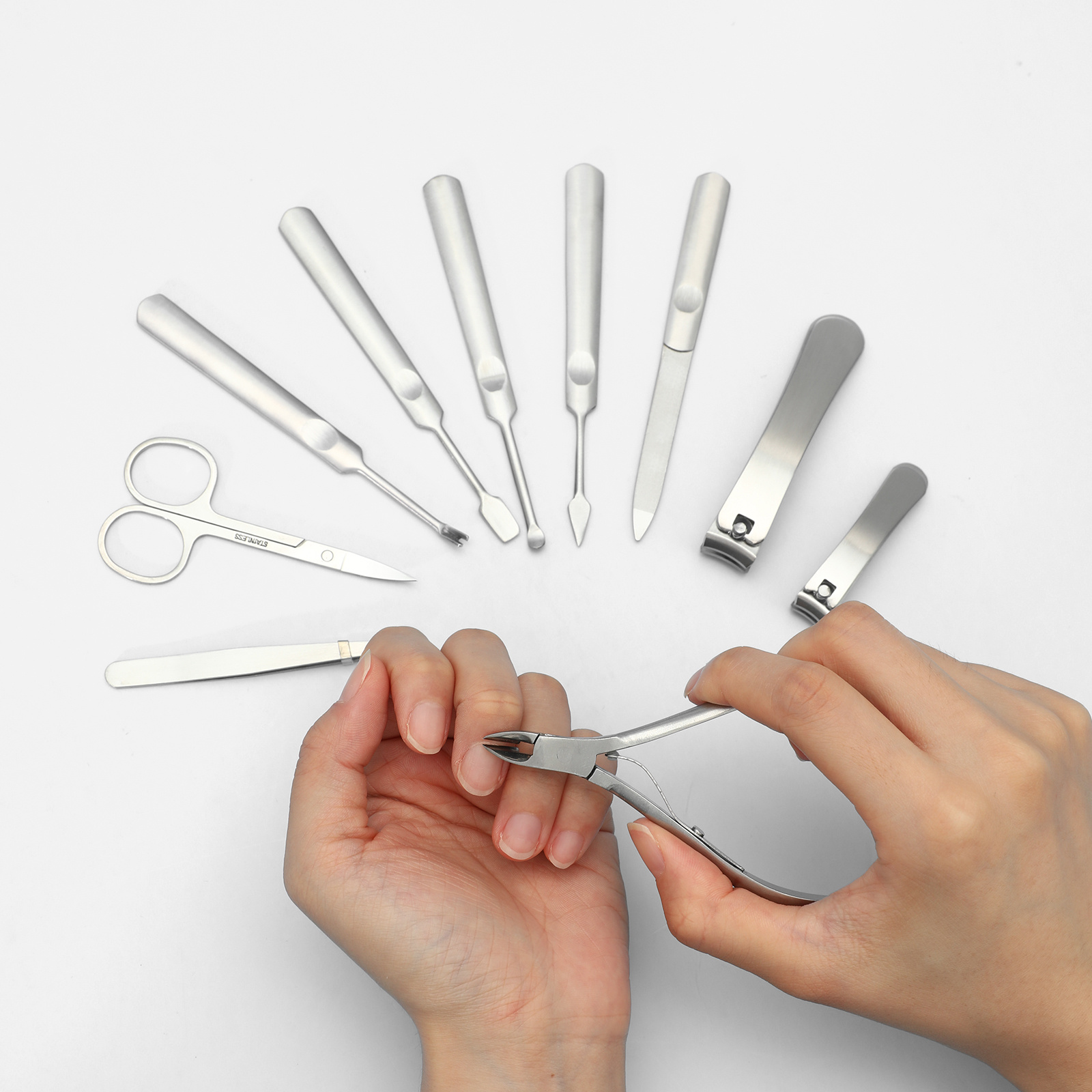 Manicure Set 1 Manicure Kit Professional Stainless Steel - Temu