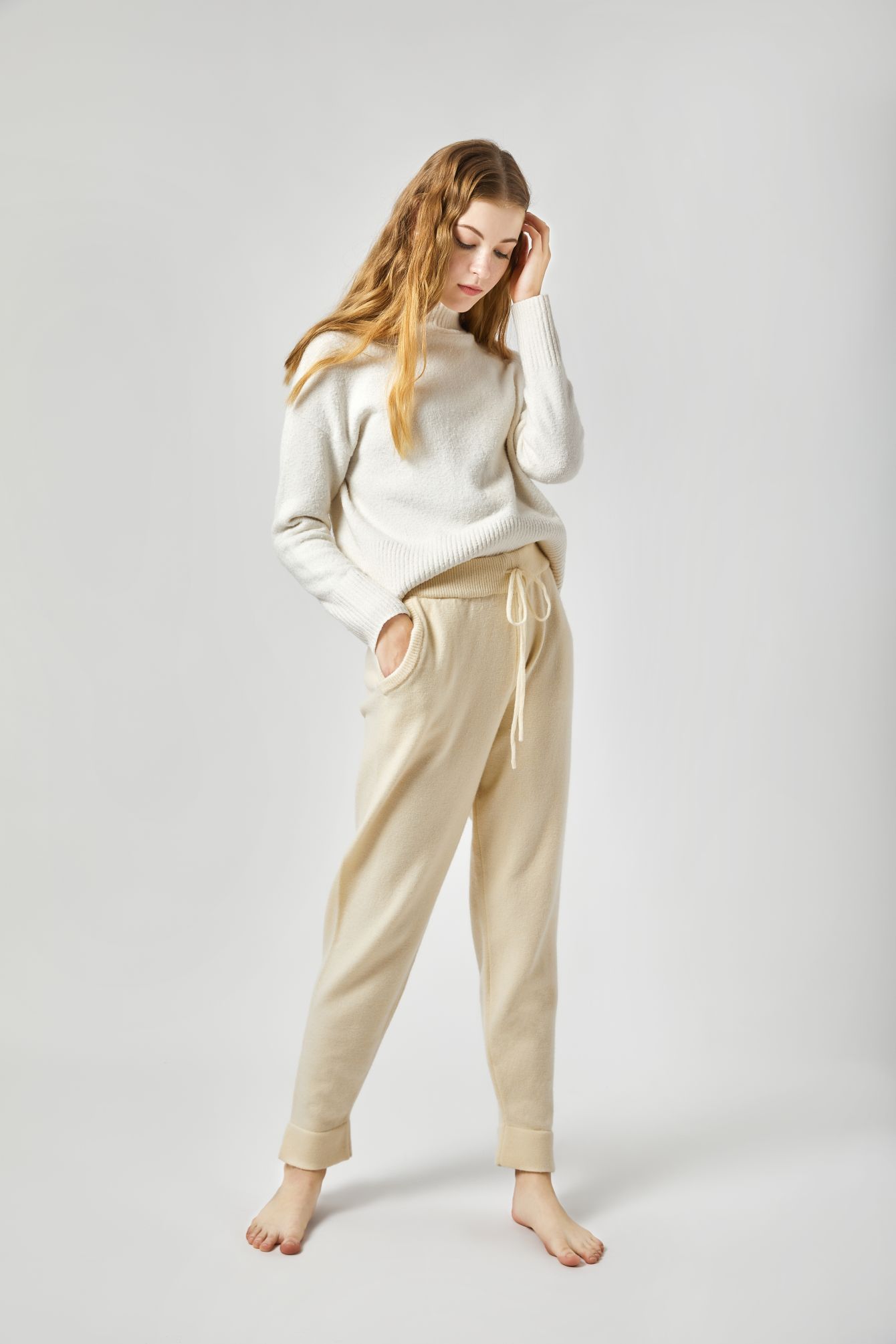 Loose Basic Drawstring Pants Casual Pocket High Waist Solid - Temu New ...