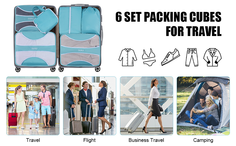 lightweight travel packing cubes set travel packing bag - {region_name}