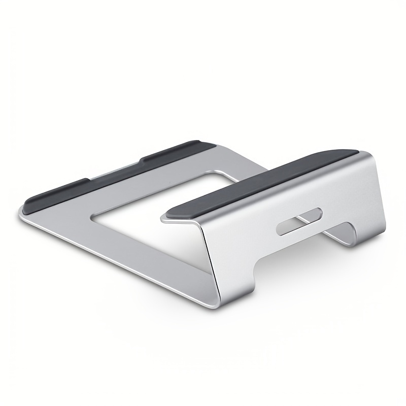 Silver Metal Laptop Stand, Aluminum Ergonomic Laptop Stand For Desktop ...
