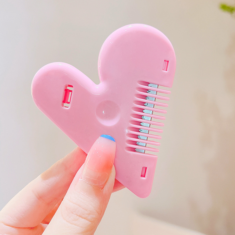 Heart Shaped Hair Cutting Comb Mini Combs Epilator Hair Remover ...