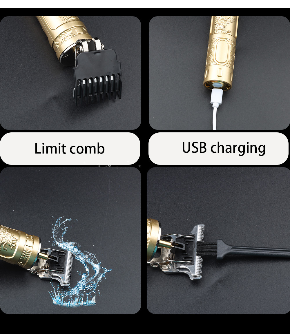 Professional Hair Clippers Cordless Barber Shaving Machine - Temu