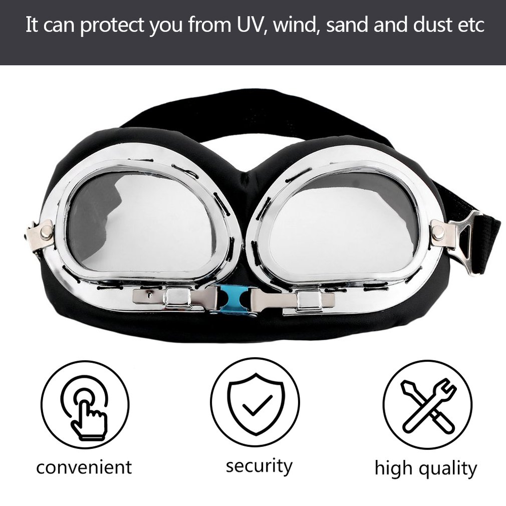 retro anti uv safety scooter anti glare goggles helmet glasses ...