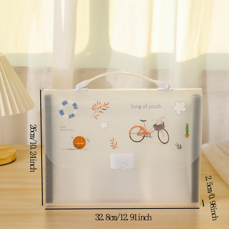 1pc Multi Layer Organization Bag Documents Pouch File Bag Examination ...