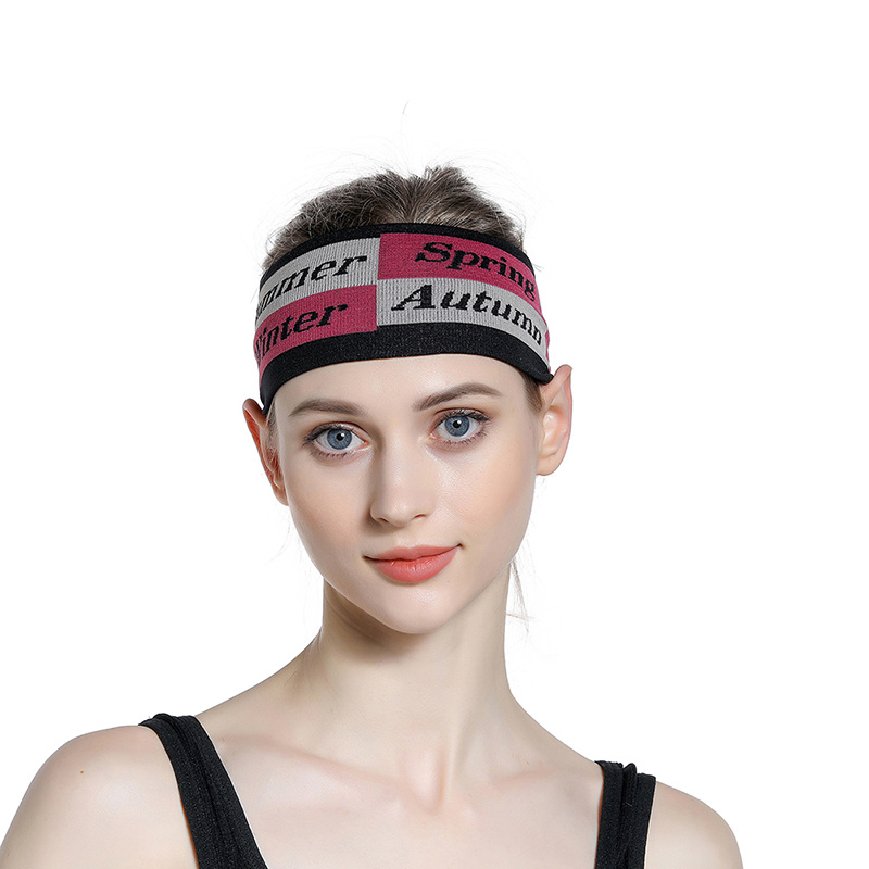 Colorblock Letter Sports Hair Bands Hair Bands Fitness - Temu Australia