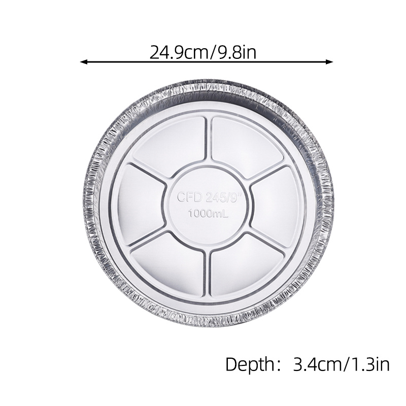 Disposable Aluminum Foil Pie Pan Disposable Tins Plates - Temu Canada