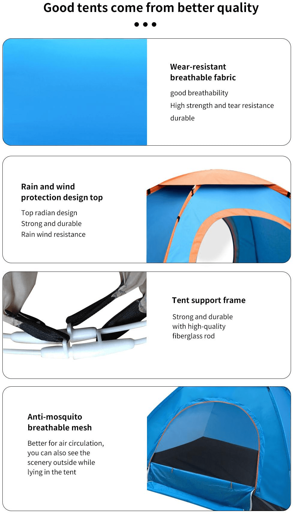 Quick Opening Automatic Tent The Perfect Outdoor Hiking Camping Shelter ...