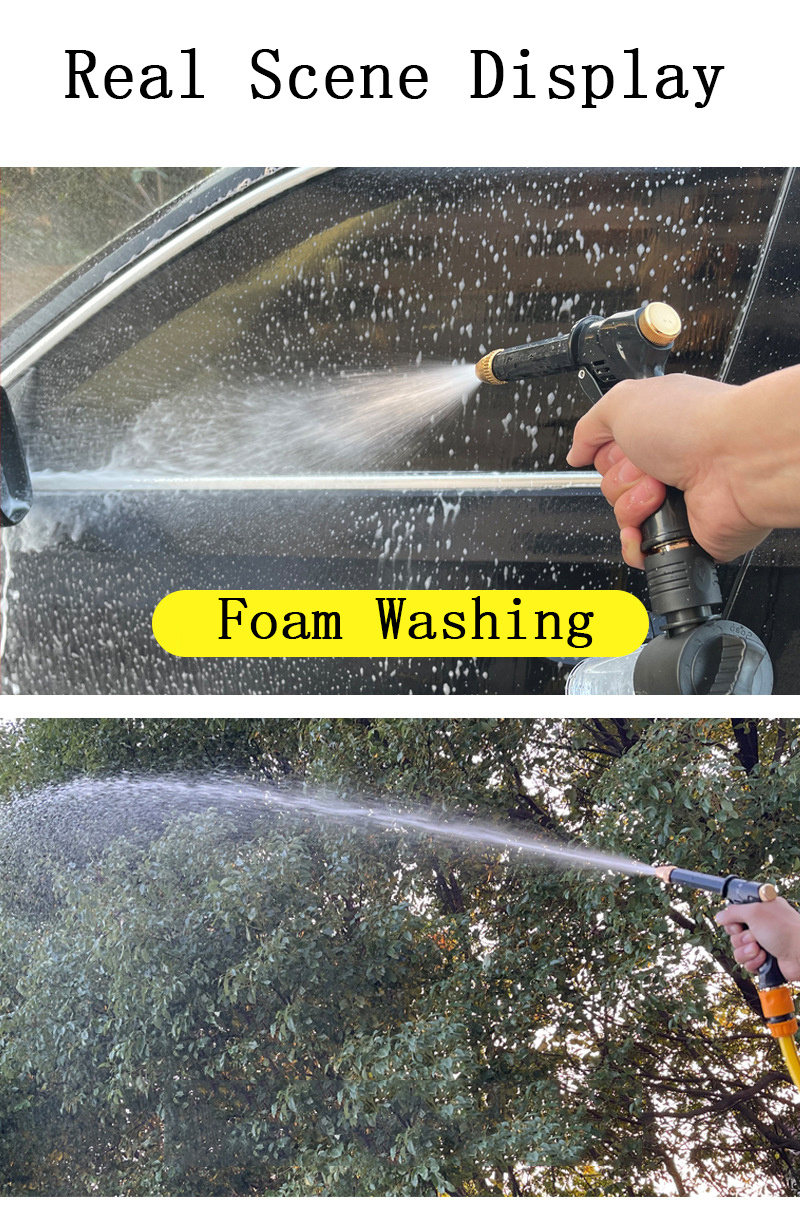 Effortlessly Clean Car High pressure Water Spray Shower - Temu Qatar