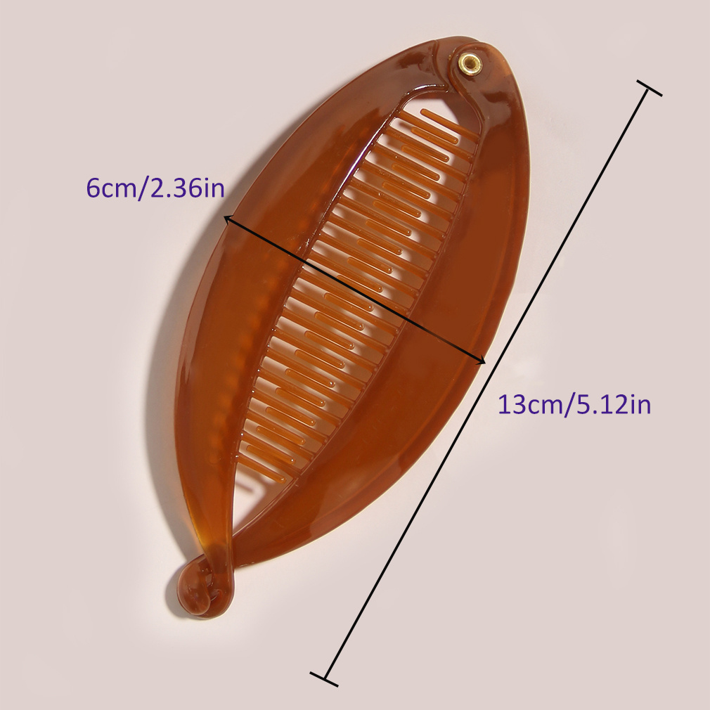 Acrylic Hair Clips Stretch Comb Headbands Banana Hair Clips - Temu ...