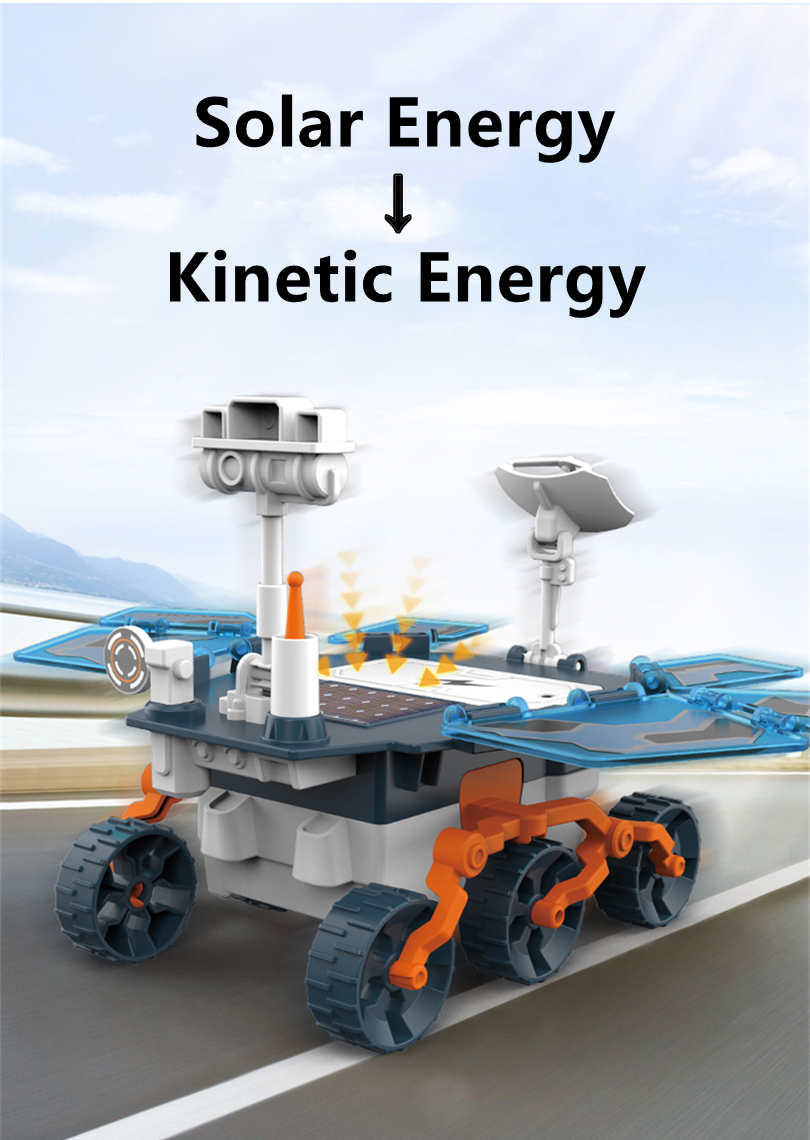 Diy Assembled Solar Mars Rover Model, Children's Stem Science ...