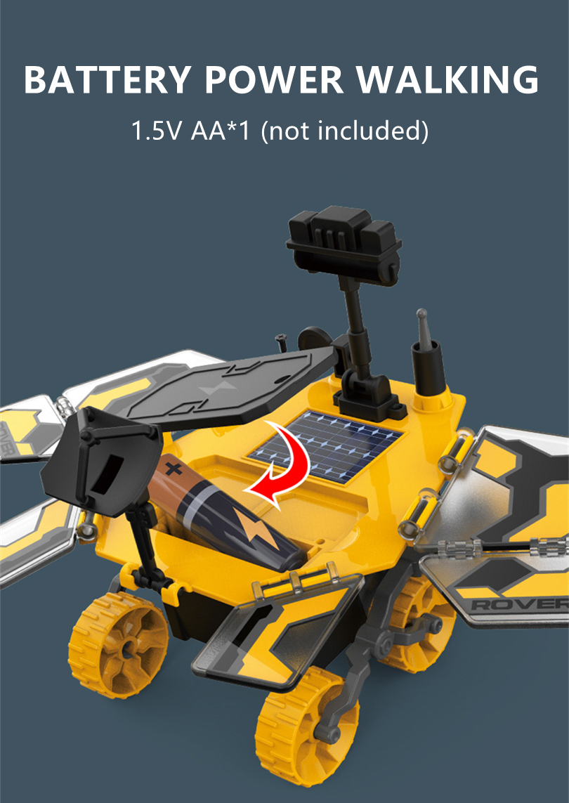 Diy Assembled Solar Mars Rover Model, Children's Stem Science ...