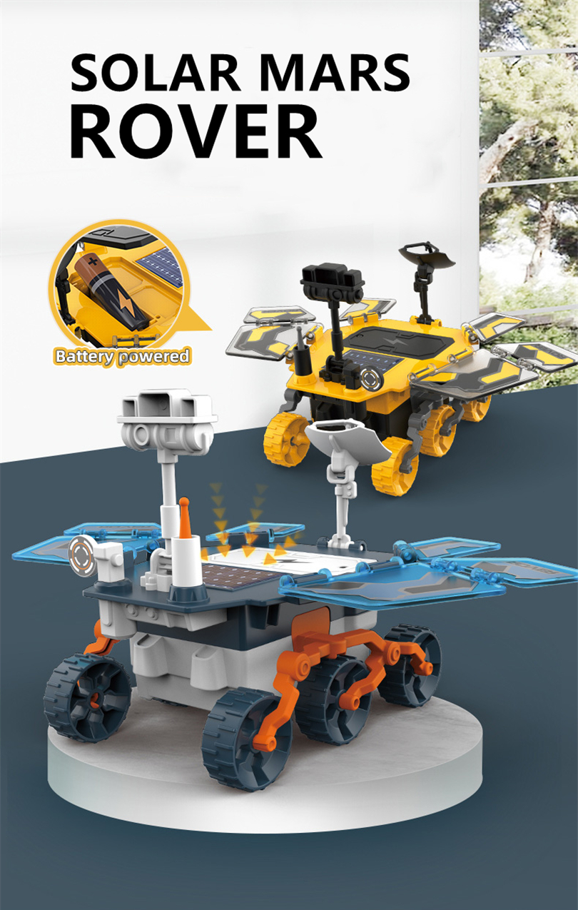 Diy Assembled Solar Mars Rover Model, Children's Stem Science ...