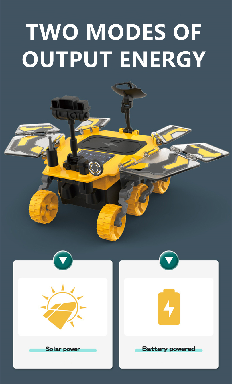 Diy Assembled Solar Mars Rover Model, Children's Stem Science ...