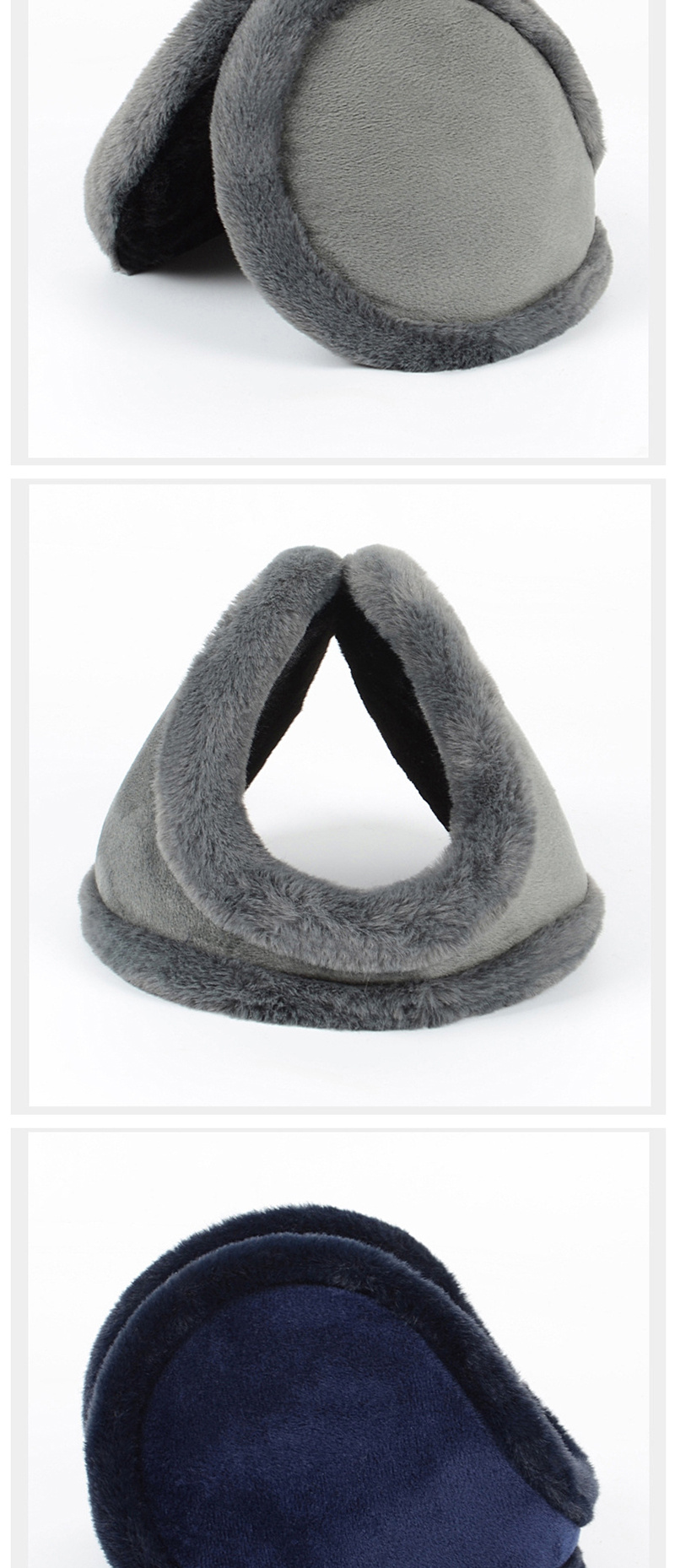 Thickened Earmuffs Fur Trimmed Fleece Coldproof Winter Ear - Temu Norway