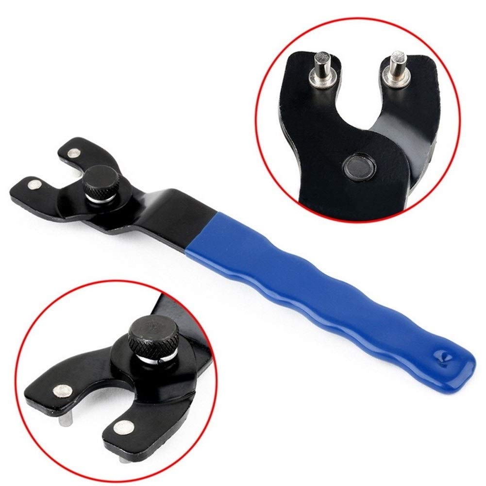 1pc Angle Grinder Wrench Adjustable Pin Spanner Grinder Wrench Lock Nut ...