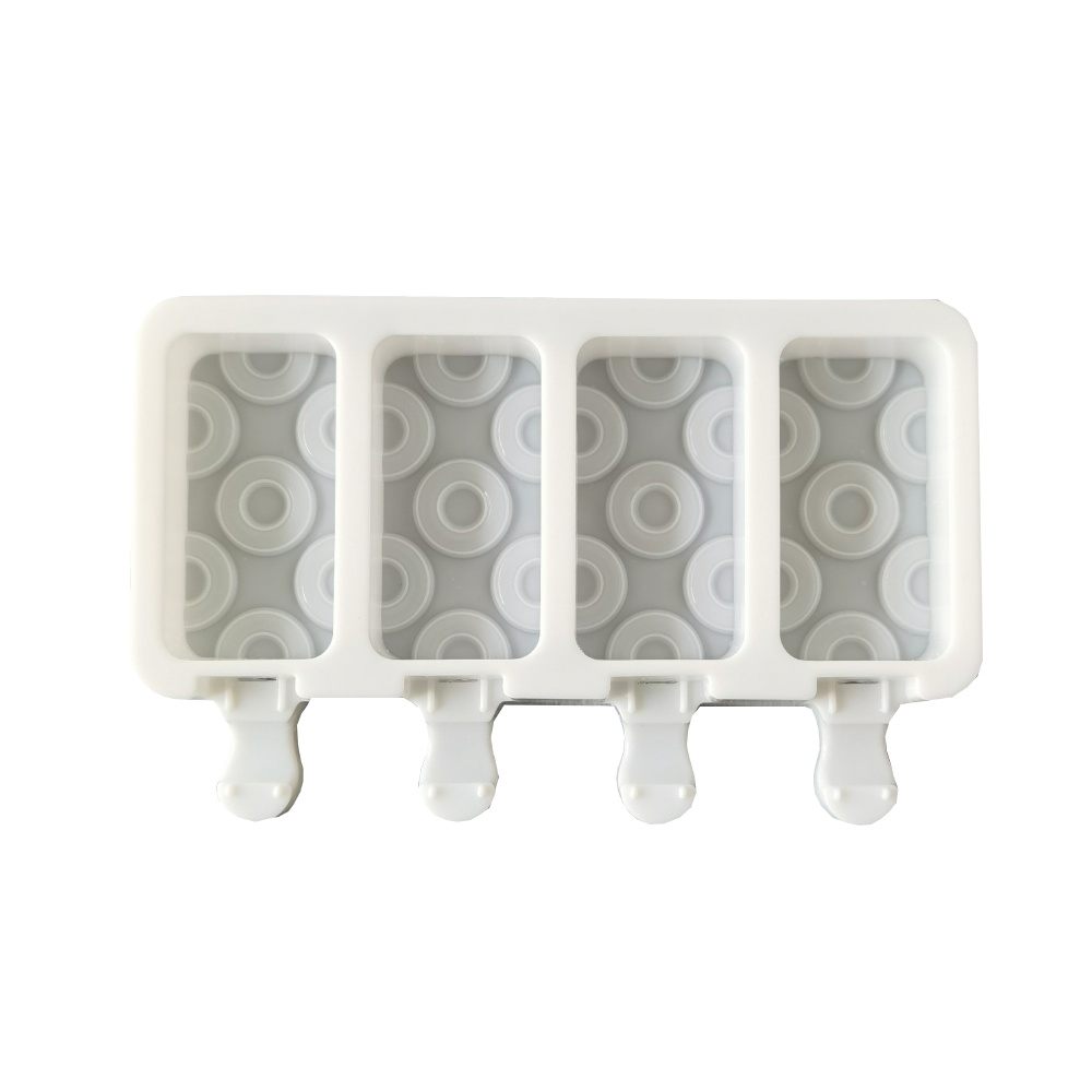 4 Silicone Ice Cream Mold Small Circle Shaped Popsicle Ice - Temu ...