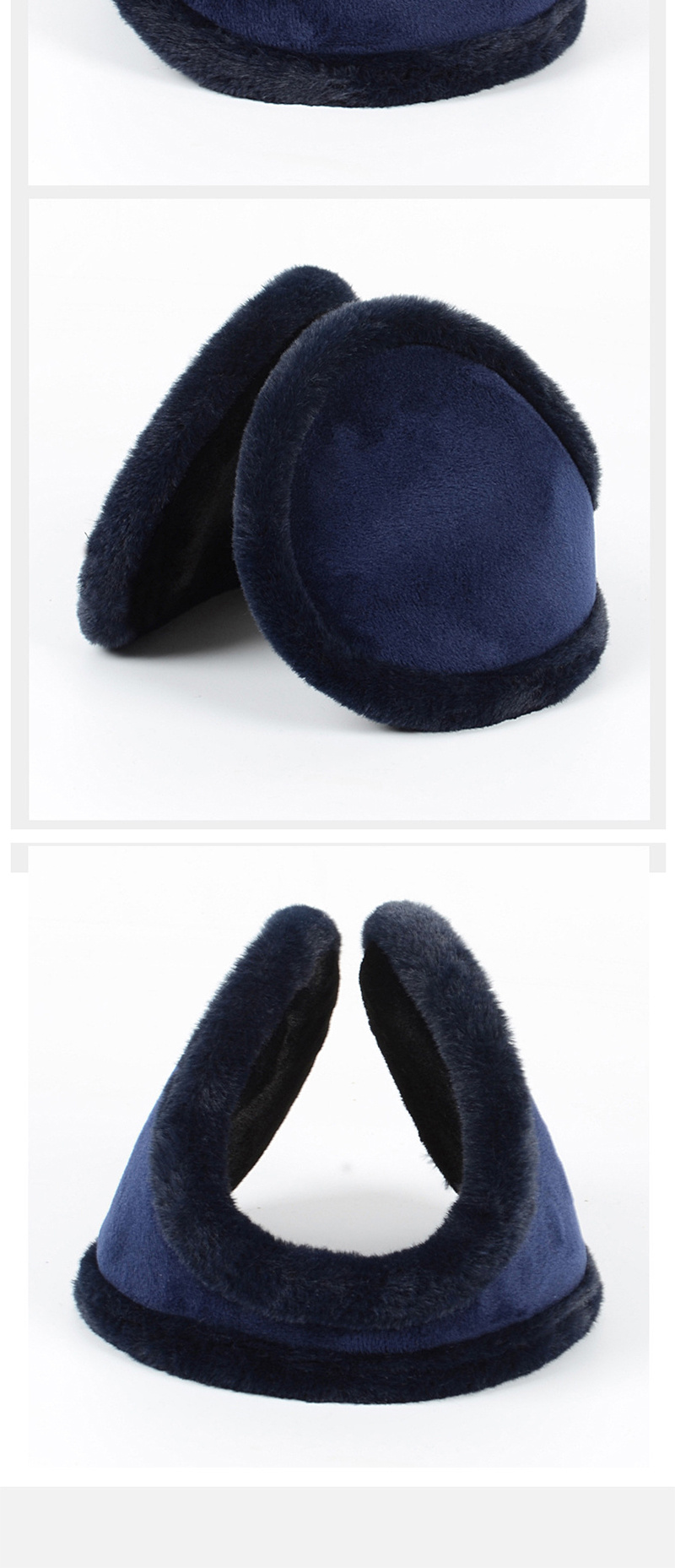 Thickened Earmuffs Fur Trimmed Fleece Coldproof Winter Ear - Temu Norway