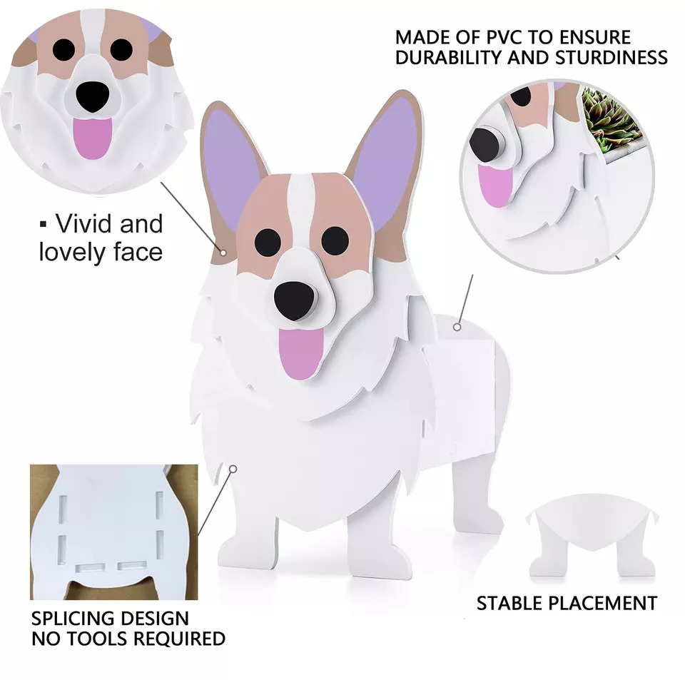 1pc Dog Potted | Temu