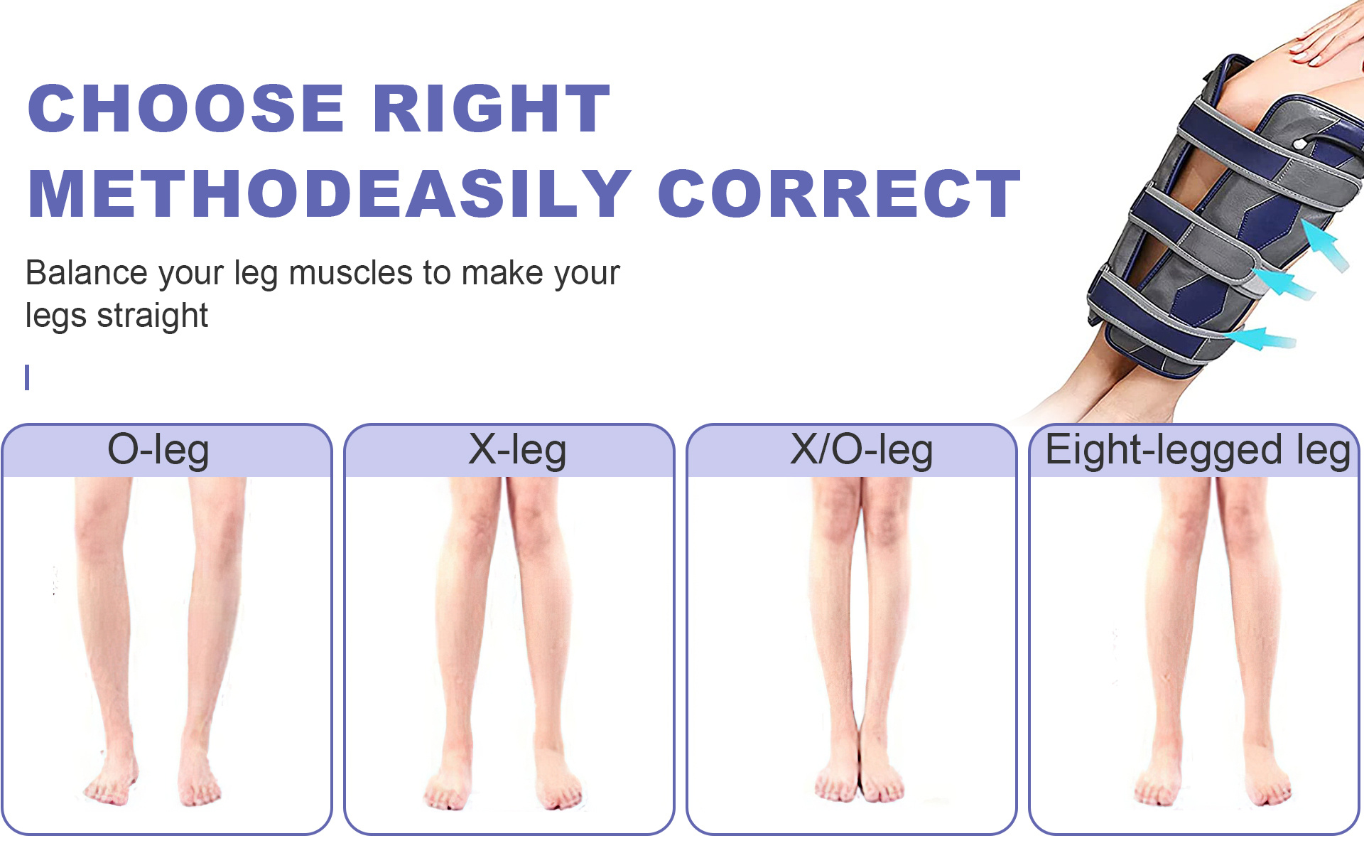 3 in 1 Air Pressure Leg Strap Posture Correction Sports - Temu