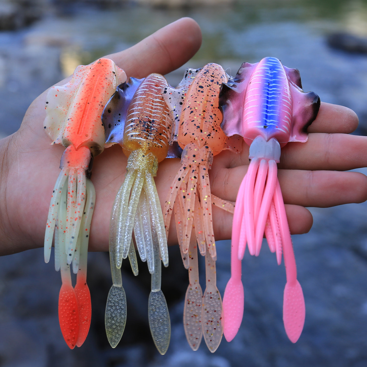 Sougayilang Lifelike Rubber Fishing Bait Saltwater - Temu United Kingdom