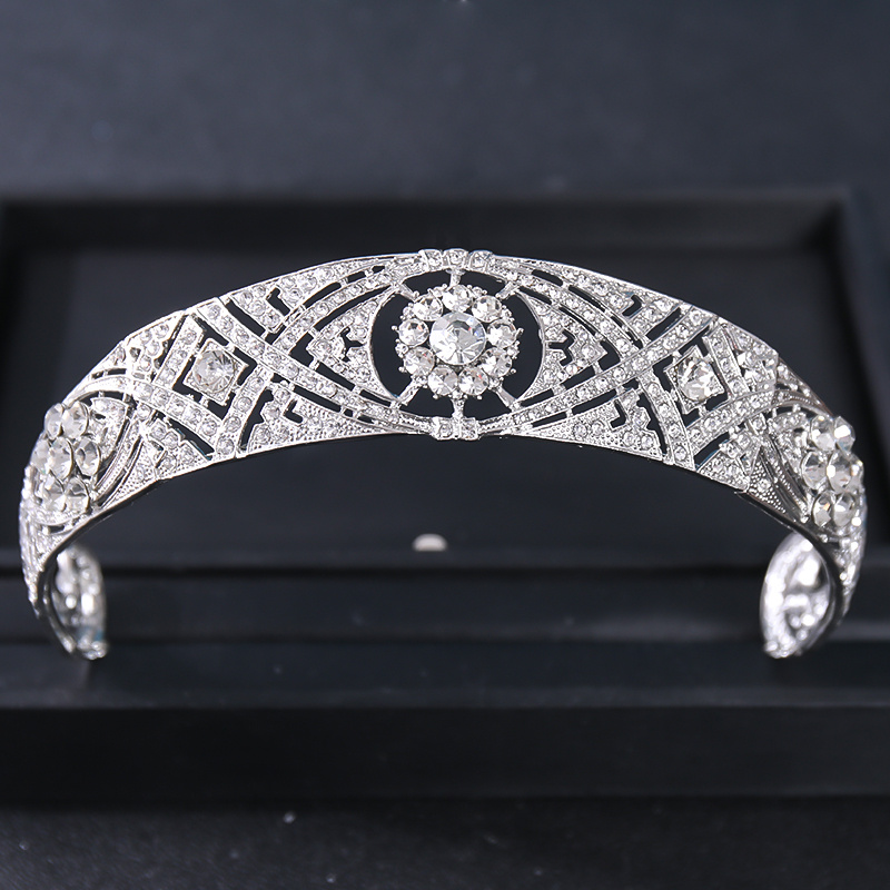 Bridal Tiara Rhinestone Wedding Hair Accessory - Temu