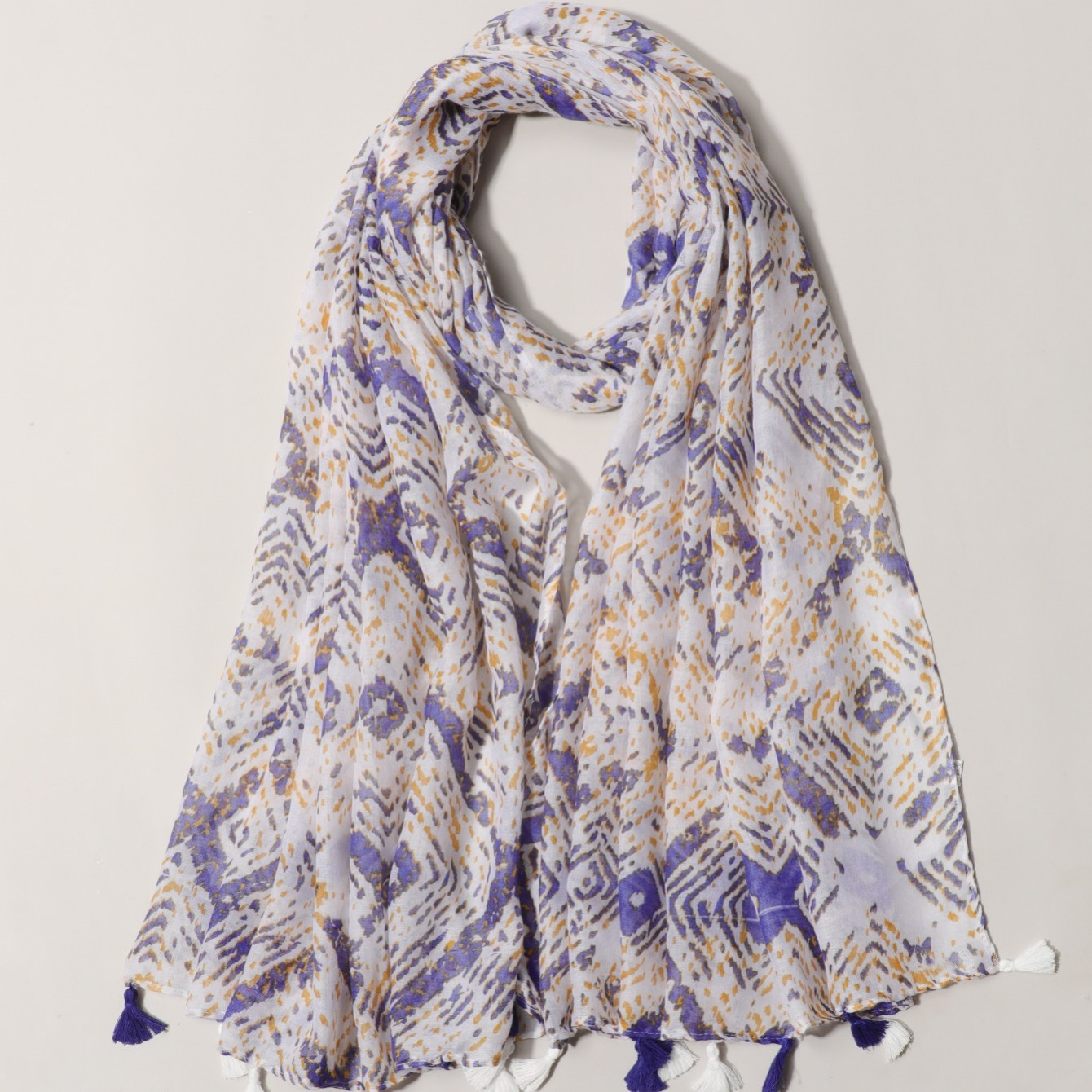 Women's Satin Square Scarf Imitation Silk Large Neckerchief Fashion ...