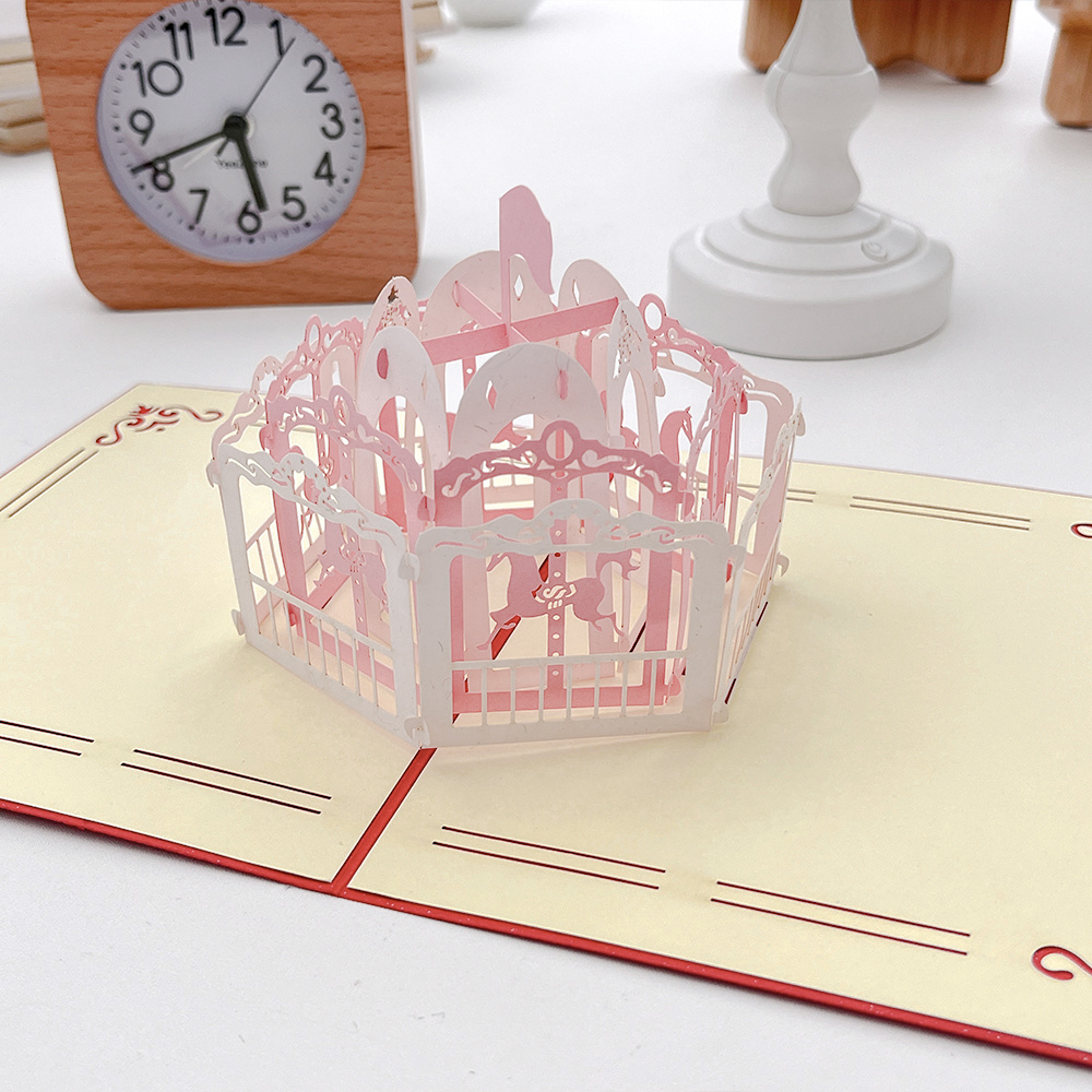 3d card carousel greeting card envelope handmade happy - {region_name}