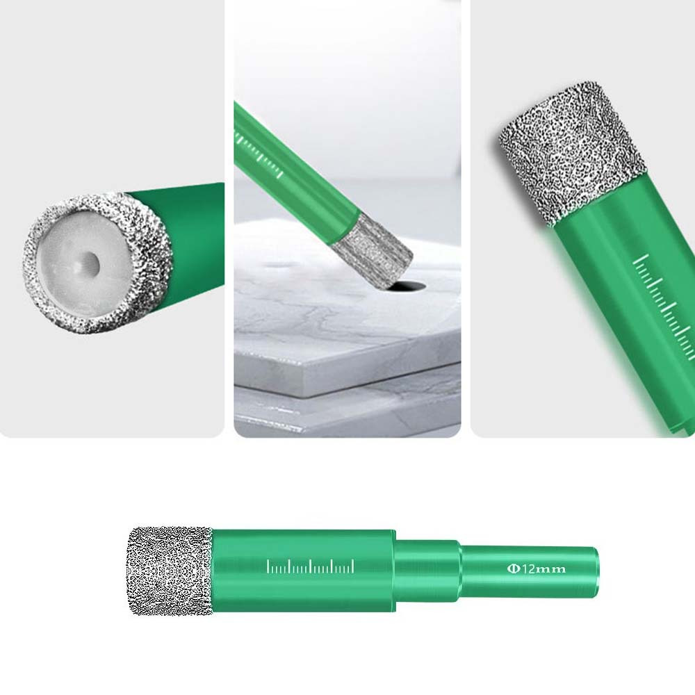 Ceramic Tile Drill Bits Self Cooling Diamond Dry Hole - Temu