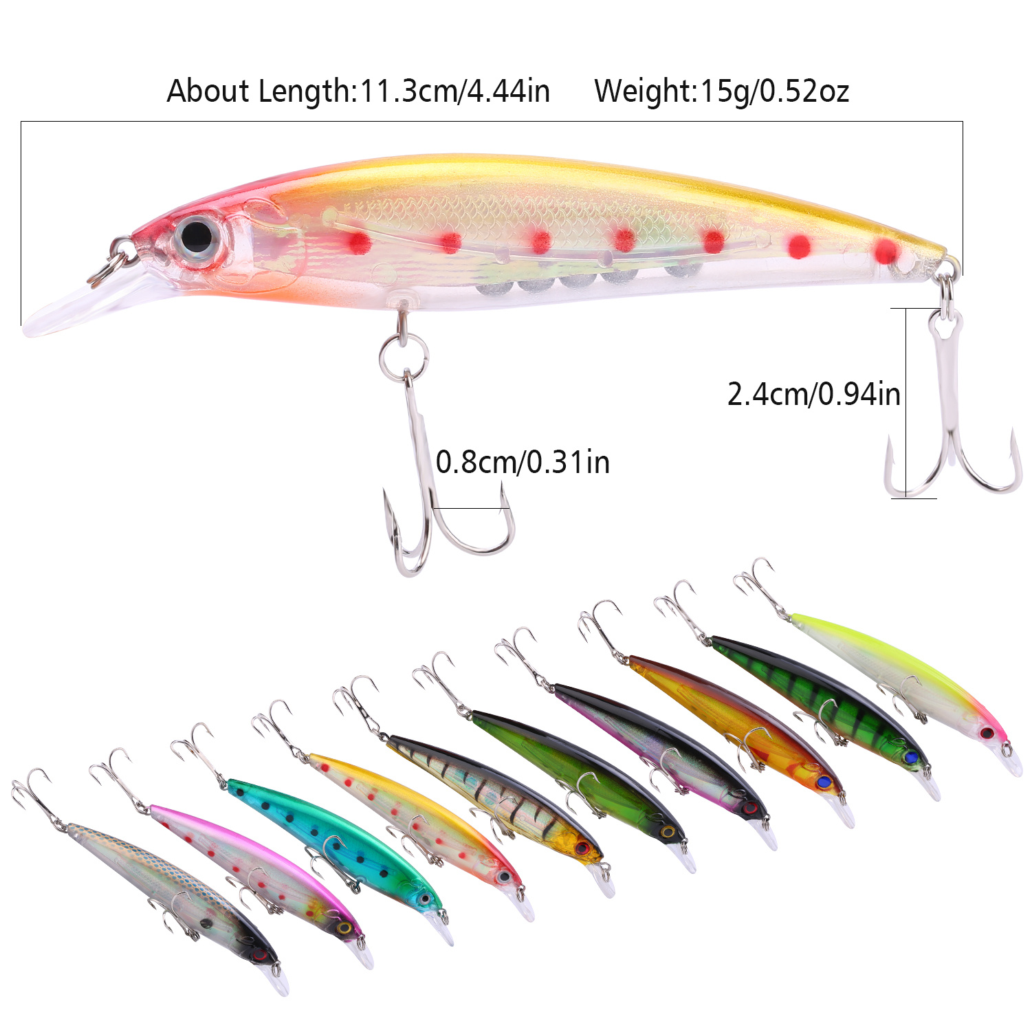 Sougayilang Floating Fishing Lures Realistic Climbing Baits - Temu ...