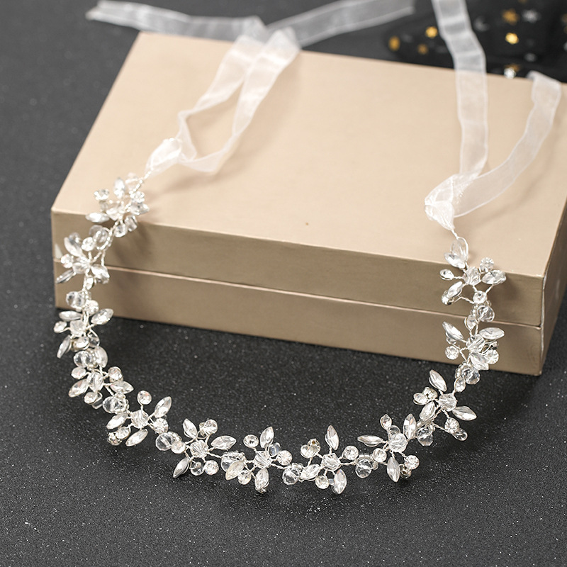 silver color headbands women bride handmade crystal - Temu New Zealand