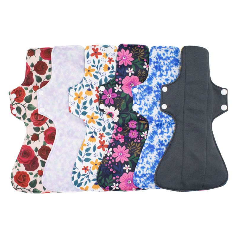 Reusable Menstrual Pads: Breathable Mesh Surface Cloth Pads - Temu