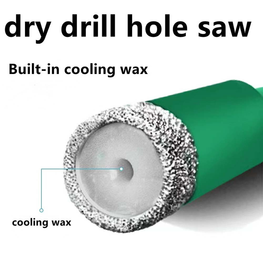 Ceramic Tile Drill Bits Self Cooling Diamond Dry Hole - Temu