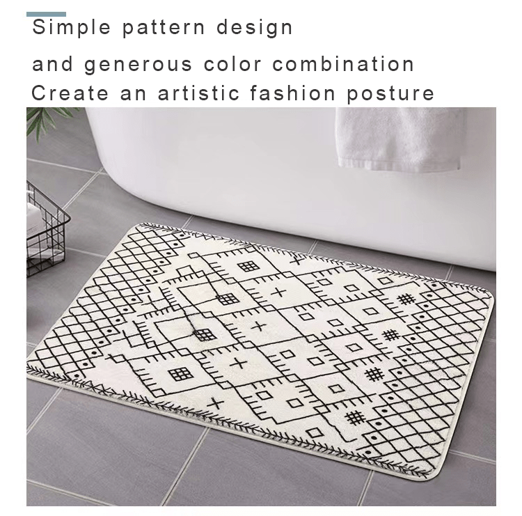 Geometric Patterned Area Rug Throw Rug Simple Indoor Floor - Temu Australia