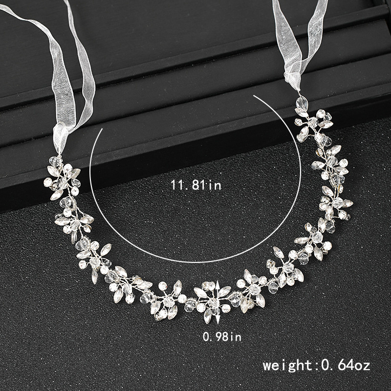 silver color headbands women bride handmade crystal - Temu New Zealand